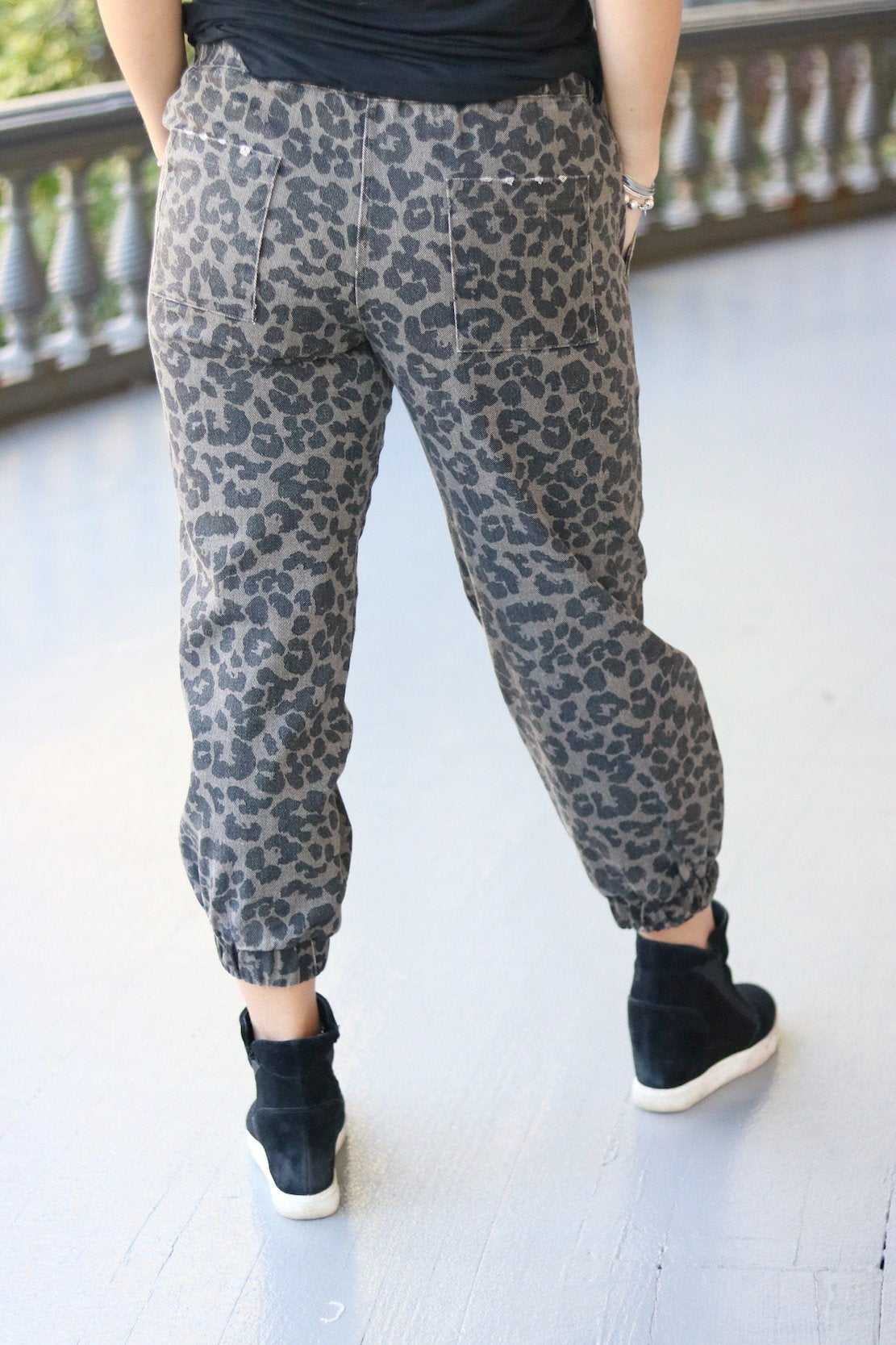 Leopard Joggers | Dressed By Ness Boutique