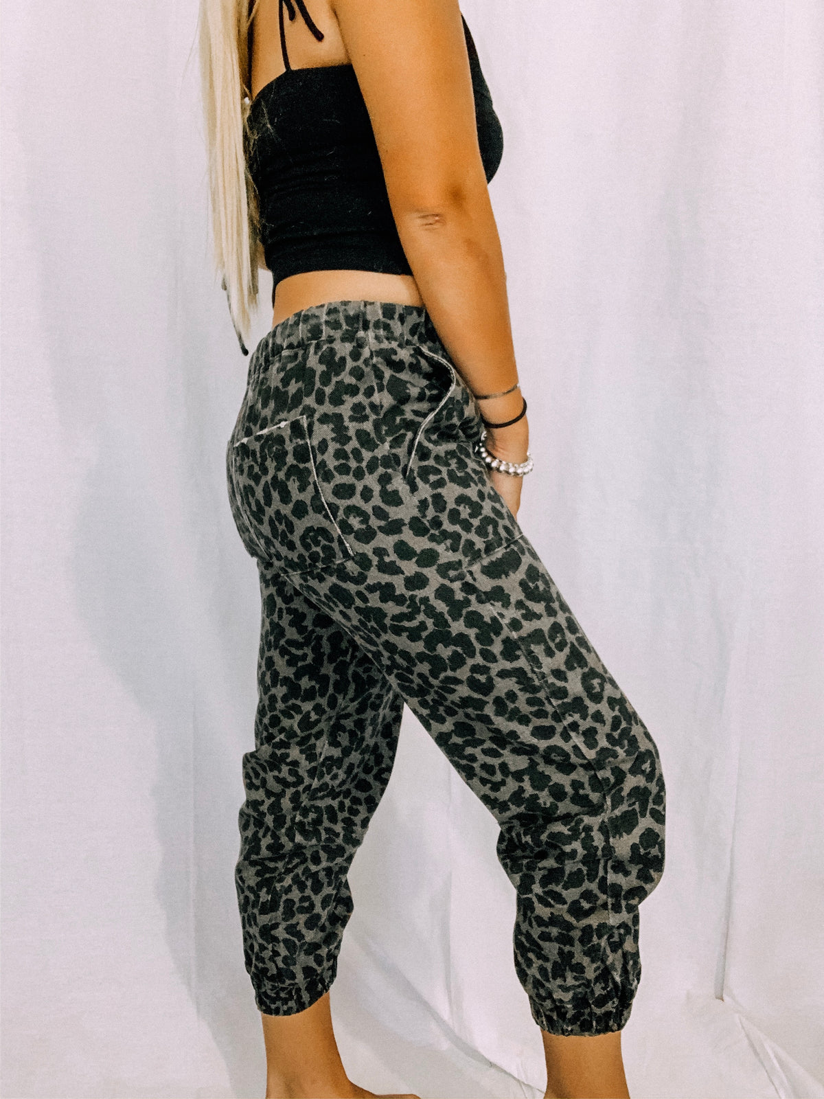Leopard Joggers | Dressed By Ness Boutique